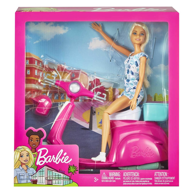 MATTEL BARBIE ΜΕ ΣΚΟΥΤΕΡ (GBK85) | Παιχνίδια Θεσσαλονίκη